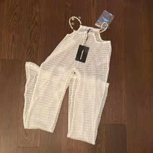 PrettyLittleThing | Swim | Prettylittlething White Netted Bead Cut Out ...